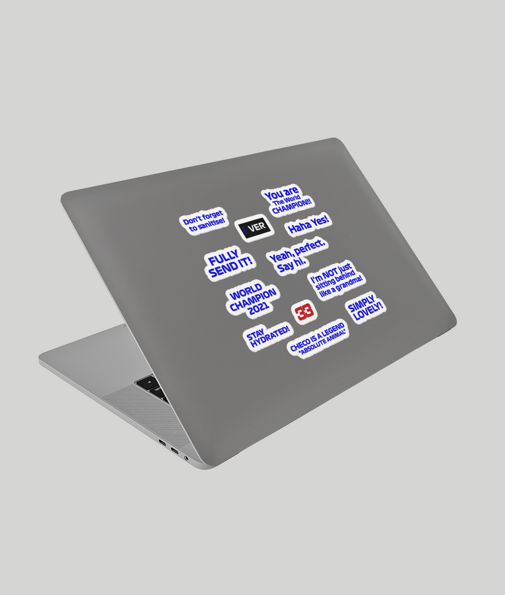 Max Verstappen Sticker Pack || Drszone – DrsZone